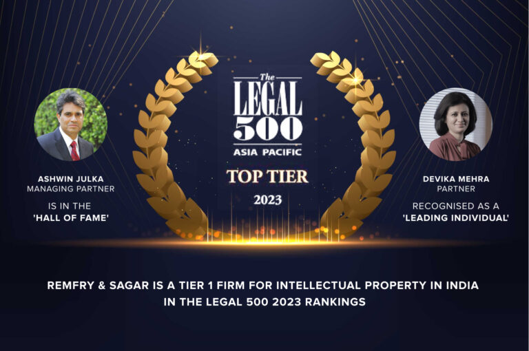 The Legal 500 2023 Rankings - Remfry & Sagar