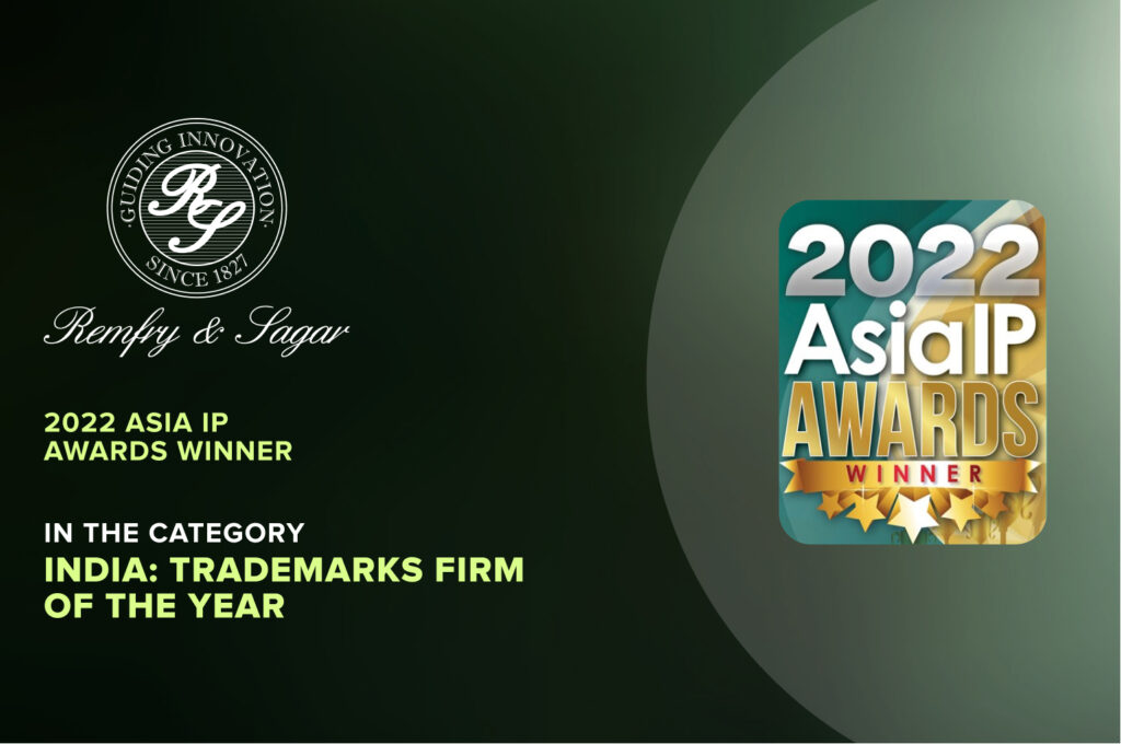2022 Asia IP Awards - Remfry & Sagar