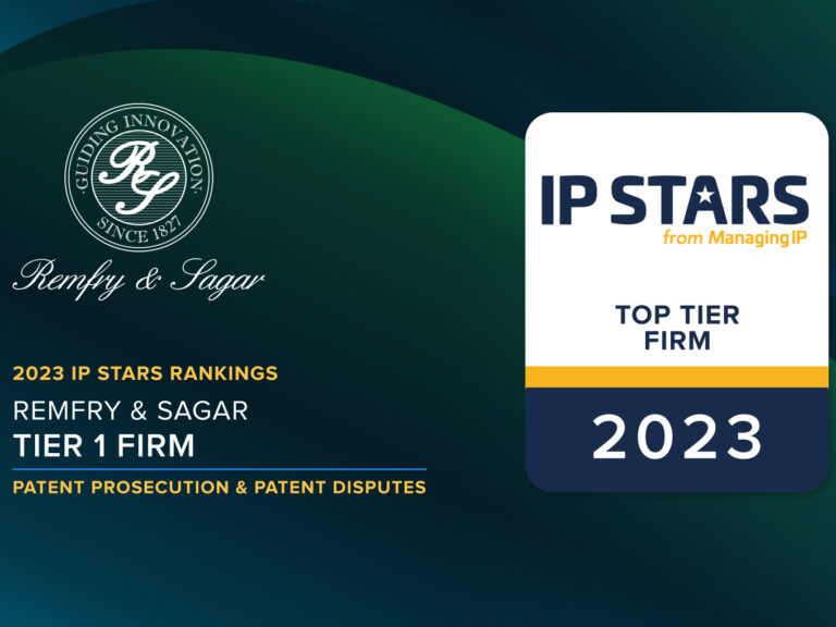 Managing IP's IP STARS 2023 Patent Rankings - Remfry & Sagar Managing IP's IP STARS 2023 Patent Rankings - Remfry & Sagar