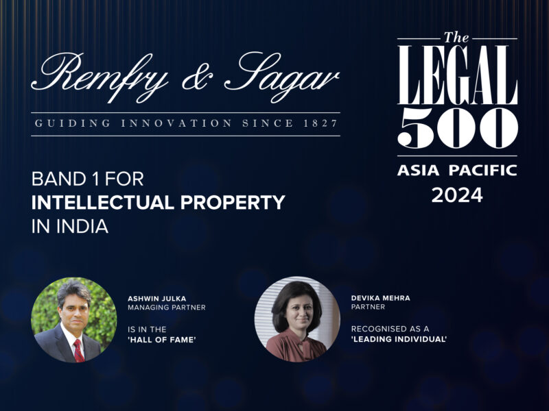 The Legal 500 Rankings 2024 - Remfry & Sagar