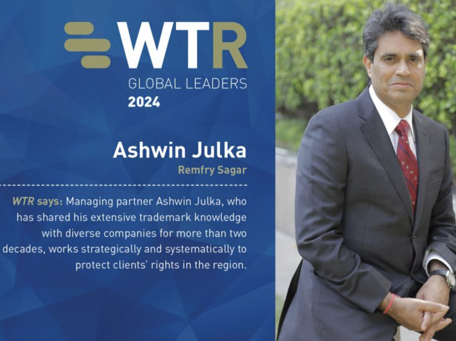 WTR Global Leaders, 2024 - Remfry & Sagar